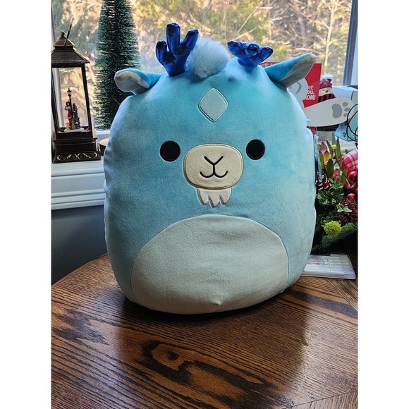 Squishmallows | Toys | 6 Xam The Blue Kirin Goat Reindeer | Poshmark